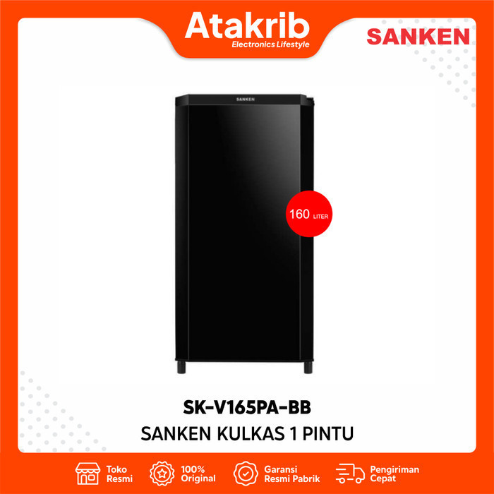 Jual SANKEN KULKAS 1 PINTU SK-V165PA-BB 160 Liter | Shopee Indonesia