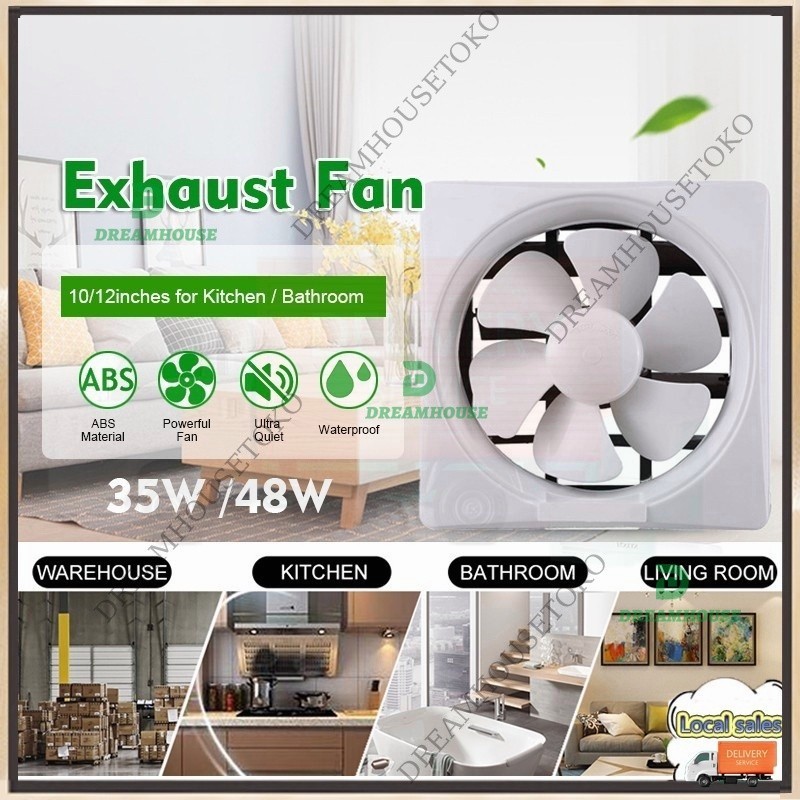 Jual Exhaust Fan / Kipas Angin Hexos Plafon Dak 8 inch / 10 inch/220V ...