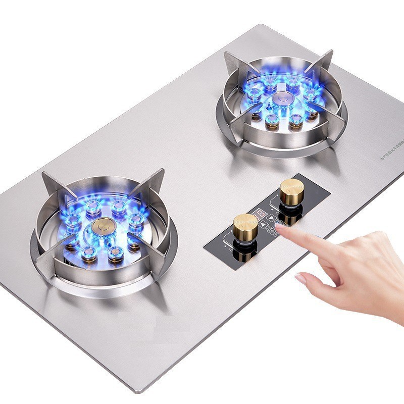 Jual Gas Stove Double Stove Household Kitchen Stir Fried Vegetable ...