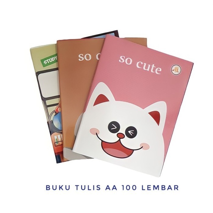 Jual Buku Tulis AA 100 Lembar per pack 5 Buku | Shopee Indonesia