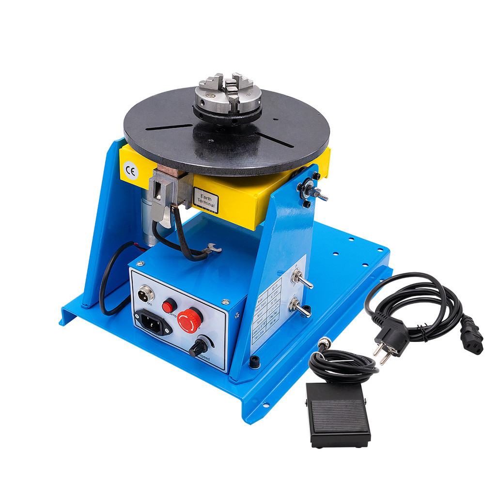 Jual 10KG Rotary Welding Positioner Turntable mini Rotating Table 110 ...
