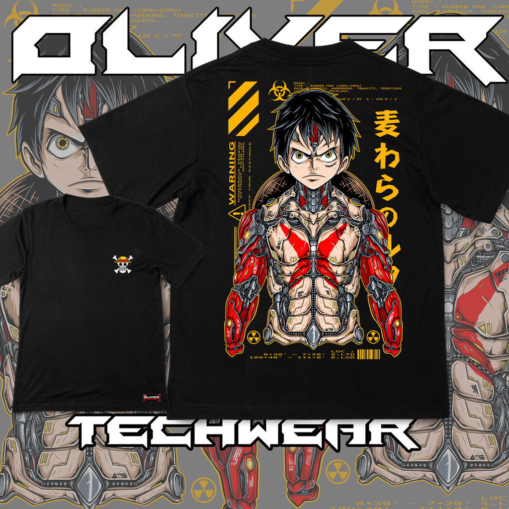 Jual T-SHIRT MECHA MONKEY D LUFFY ONE PIECE | Shopee Indonesia