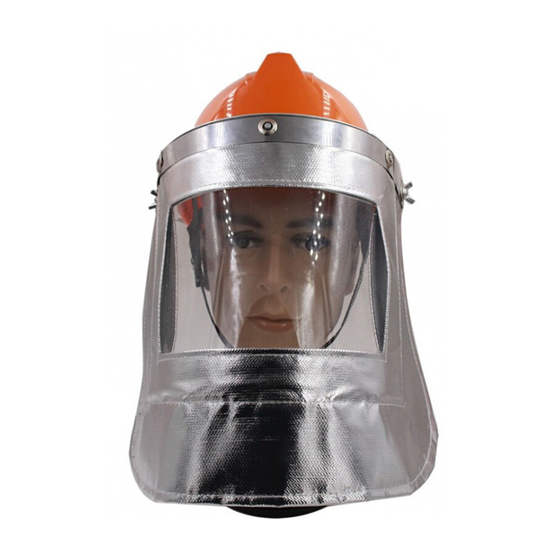 Jual Fire Hood High Temperature Helmet Aluminum foil Proximity Helmet ...