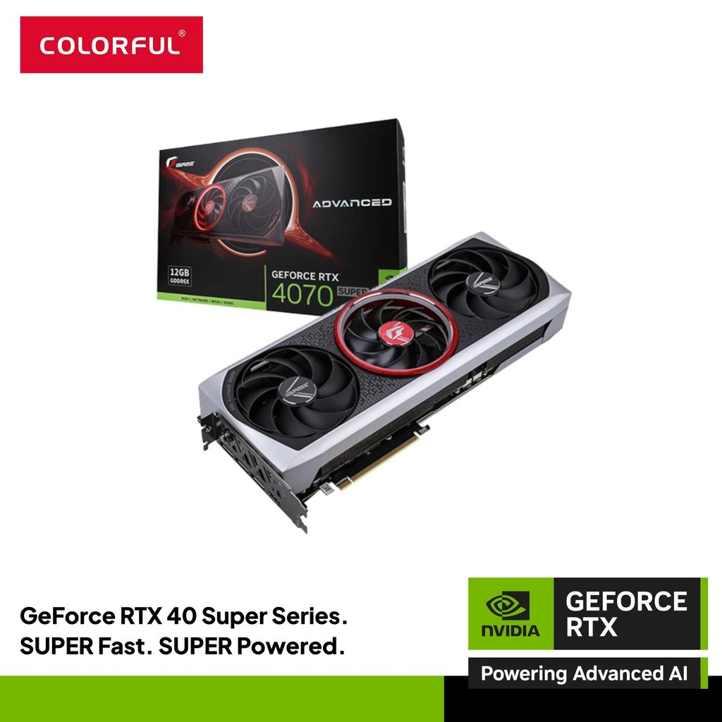 Jual COLORFUL iGame GeForce RTX 4070 SUPER Advanced OC 12GB-V | Shopee ...
