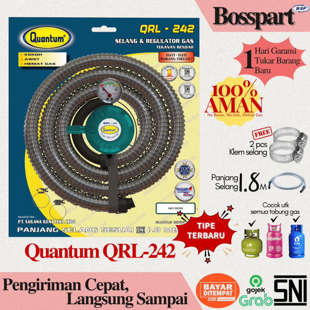 Jual Quantum Regulator Selang Gas QRL-042 / QRL-142 / QRL-042 ...