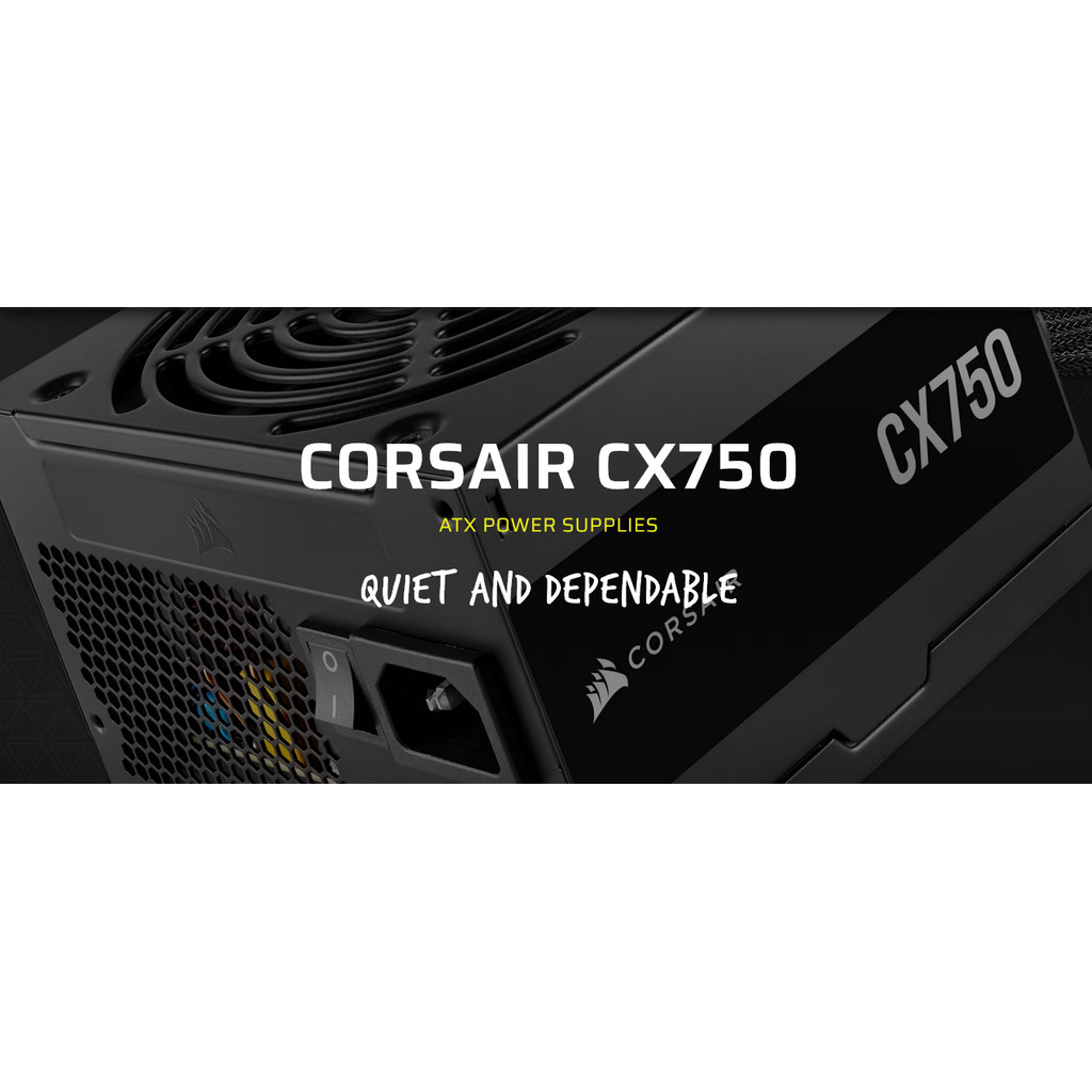 Jual Corsair CX750 750 Watt 80 PLUS Bronze ATX Power Supply | Shopee Indonesia