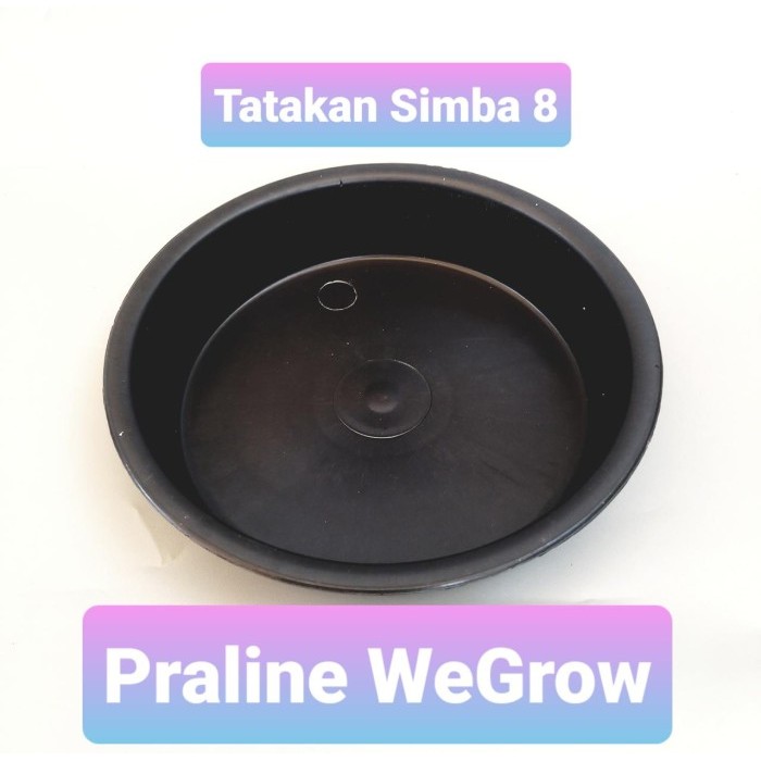 Jual Tatakan Pot Bunga Tanaman Simba no 8 Hitam Plastik 20 CM | Shopee ...