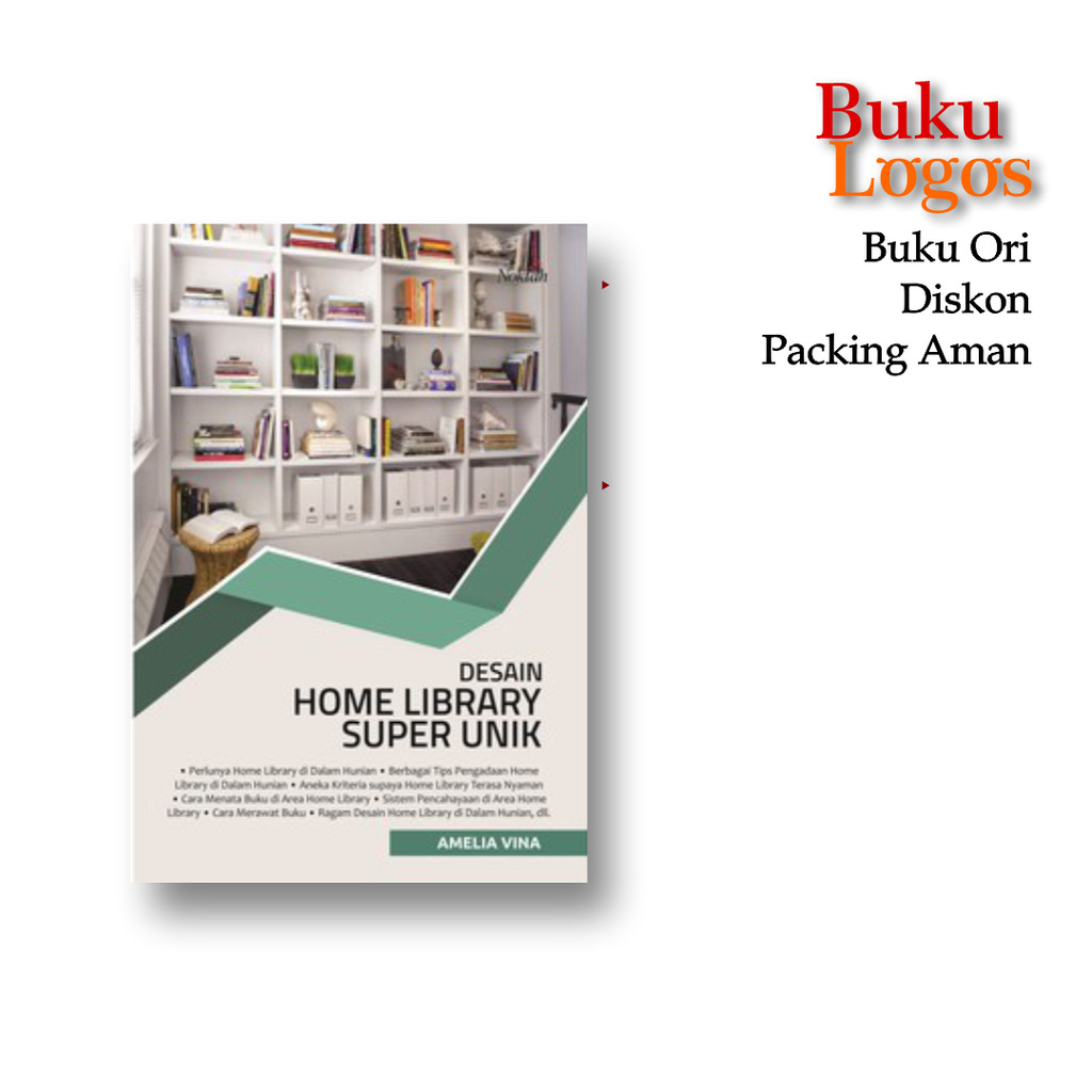 Jual Desain Home Library Super Unik - NOKTAH | Shopee Indonesia