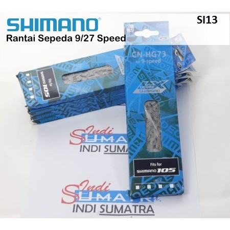 Jual SHIMANO Chain Rantai Sepeda Gunung 9 27 Speed MTB Seli Roadbike ...