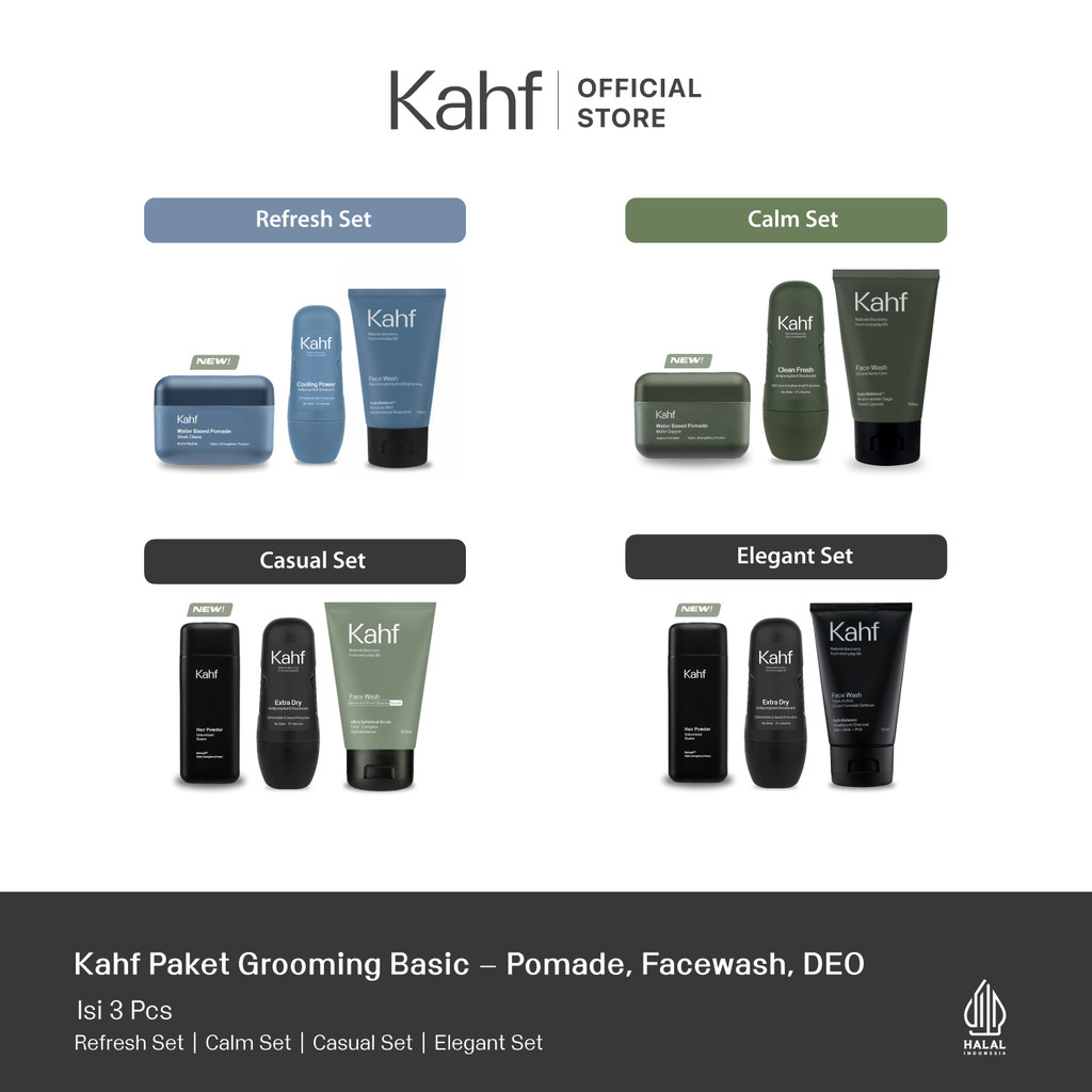 Jual [SPECIAL EDITION : KAHF GAMING DAY] Kahf Paket Grooming Basic isi ...
