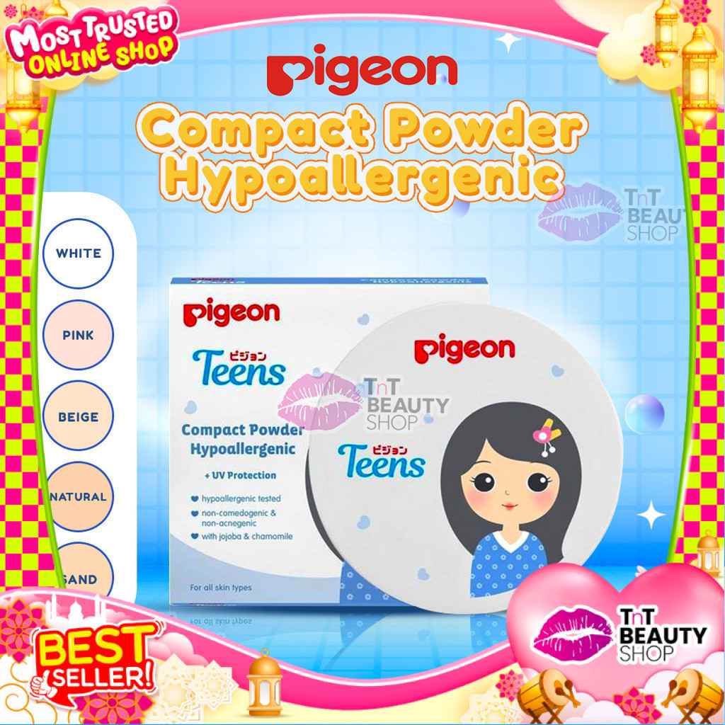 Jual PIGEON Teens Compact Powder +UV Protection 14gr | Tnt Beauty Shop ...