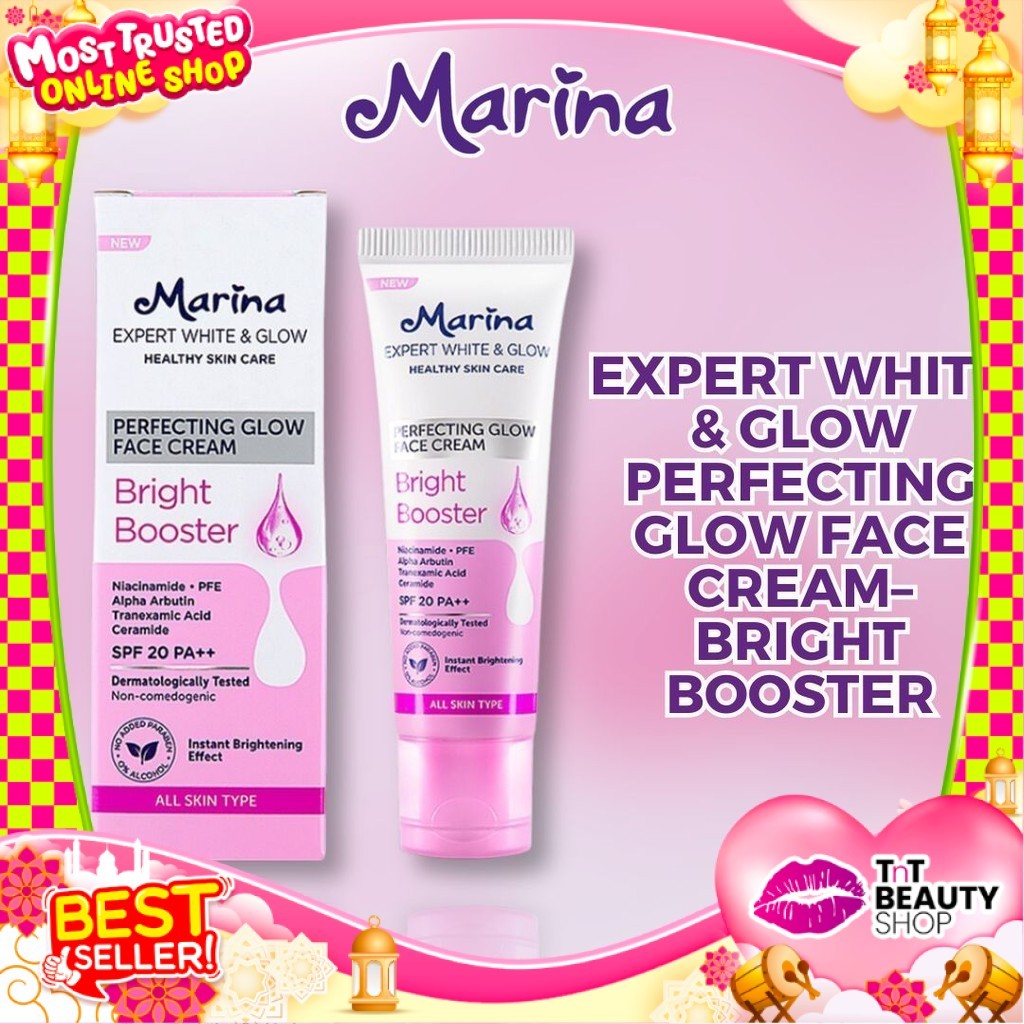 Jual Marina Expert White & Glow Perfecting Glow Face Cream–Bright ...