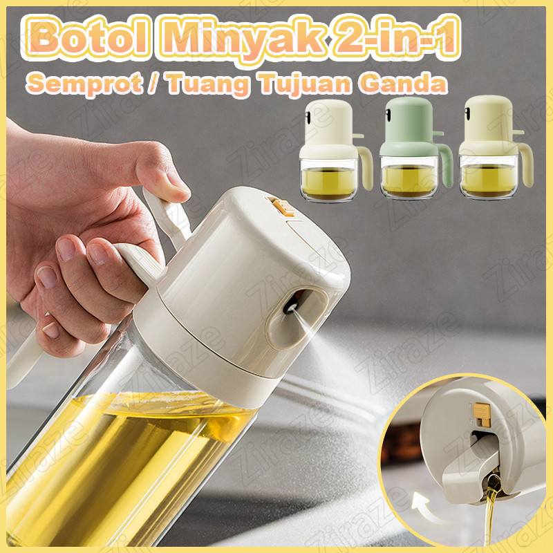 Jual 【COD】180/550 ml - Penyemprot Minyak Kaca Push-up / Botol Minyak ...