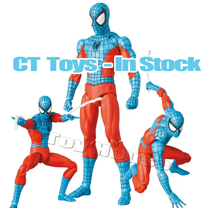 Jual In Stock Ct Toys Spiderman Figure Mafex 190 Web Man Shf 185 Spider ...