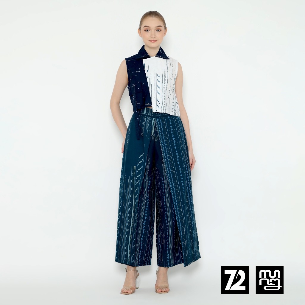 Jual VEST BATIK PREMIUM Katun Vest Wanita Raline Motif Tarangga Warna ...