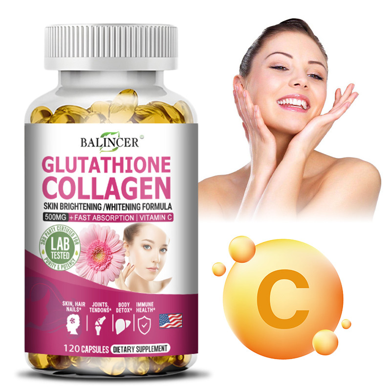 Jual Balincer Glutathione Collagen (120 Kapsul) dengan Vitamin C untuk ...