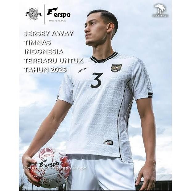 Jual PREMIUM BAJU JERSEY BOLA TIMNAS INDONESIA ERSPO AWAY TERBARU 2024 2025 - HIGT QUALITY ...