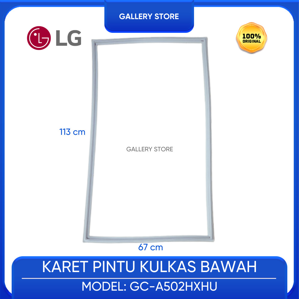 Jual Karet Gasket Kulkas Pintu Bawah LG 2 Pintu GC-A502HXHU GC A502HXHU | Shopee Indonesia