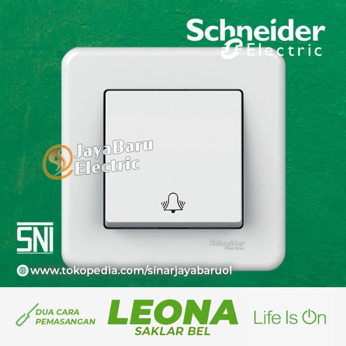 Jual Saklar SCHNEIDER LEONA Bel Bell Dengan Indikator | Shopee Indonesia
