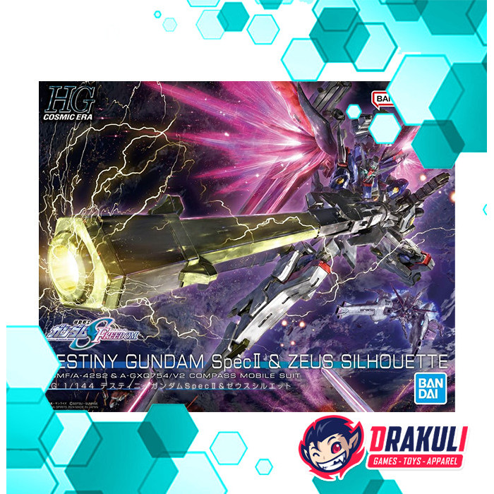Jual Drakuli HQ BANDAI Plamo HG Destiny Gundam Spec II & Zeus ...