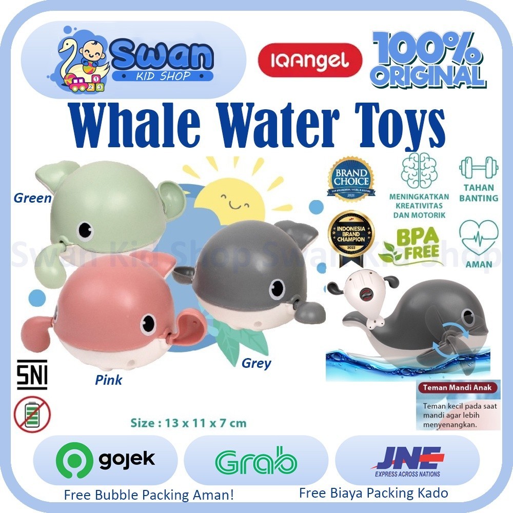 Jual IQAngel Whale Water Toys - IQC02 / Mainan Air Anak Ikan Paus ...