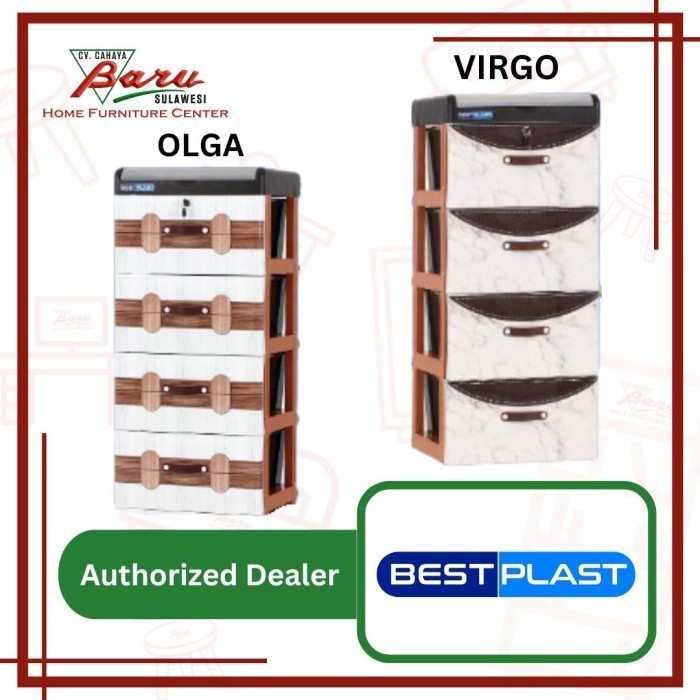 Jual Lemari / Laci / Rak Plastik Serba Guna Bestplast Drawer Cabinet ...
