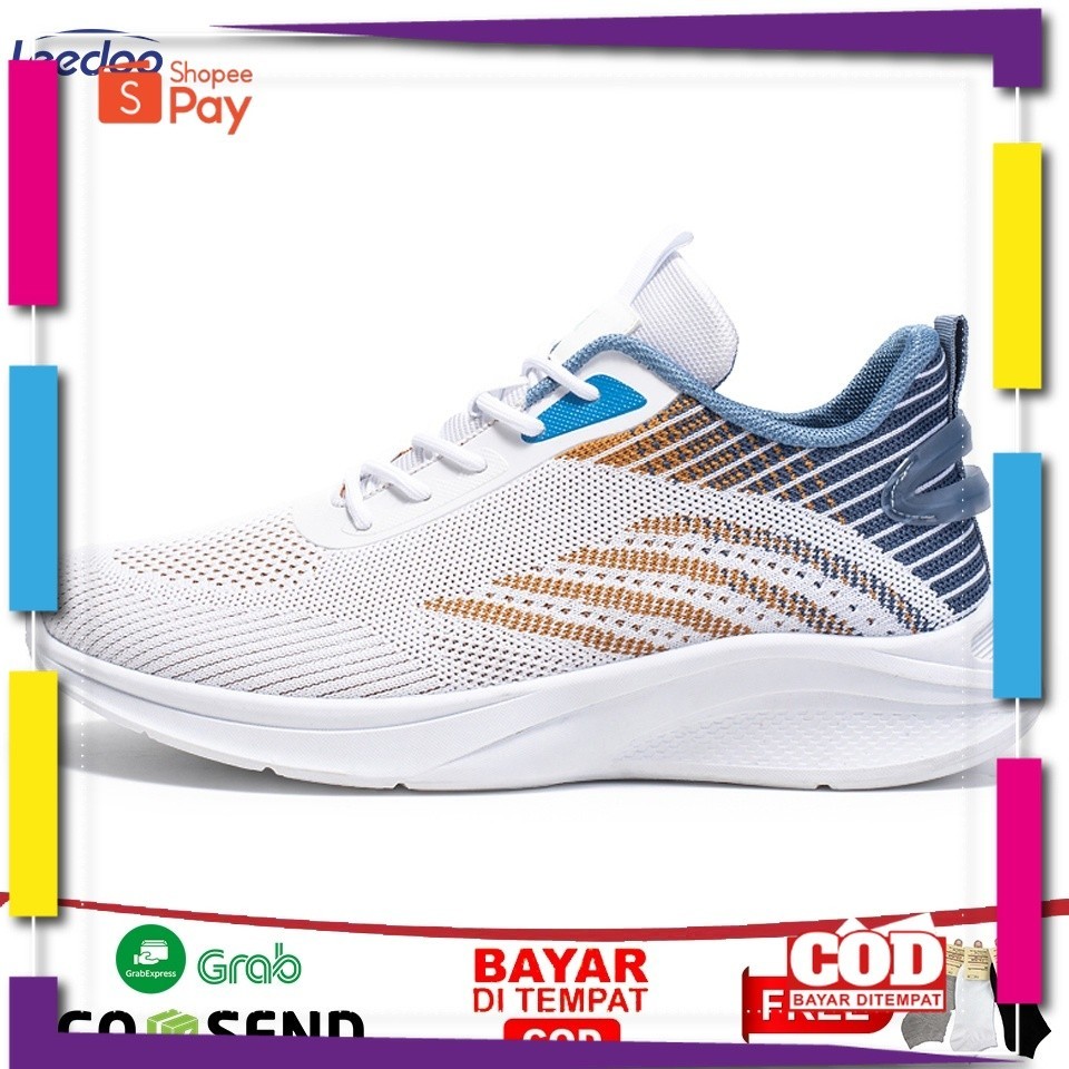 Jual UKURAN SIZE 37 38 39 40 41 42 43 44 45 / Leedoo Sepatu Olahraga Pria Sepatu Lari Jogging ...