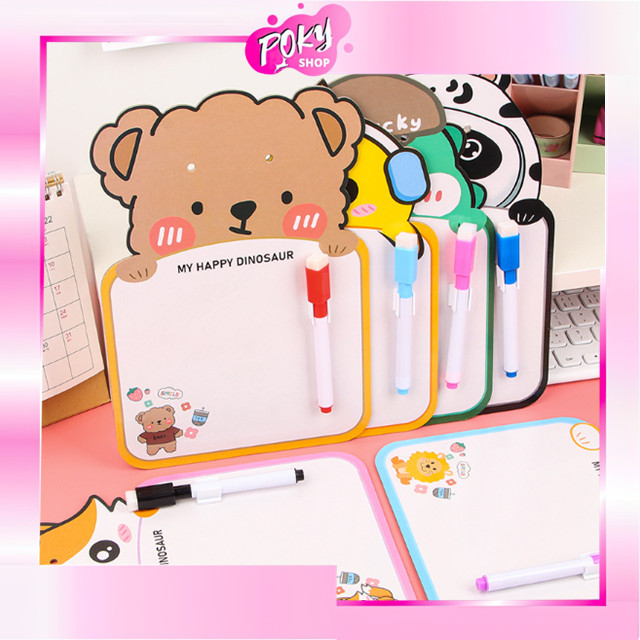 Jual POKY - 5941 Papan Tulis Mini Anak Karakter Lucu / Papan Tulis Anak ...