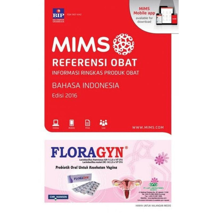 Jual MIMS Referensi Obat Edisi 16 . Floragyn | Shopee Indonesia