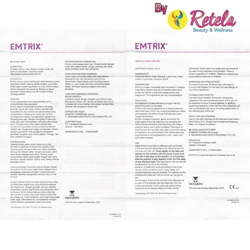 Jual EMTRIX 1 BOX ISI 1 TUBE 10ML | Shopee Indonesia