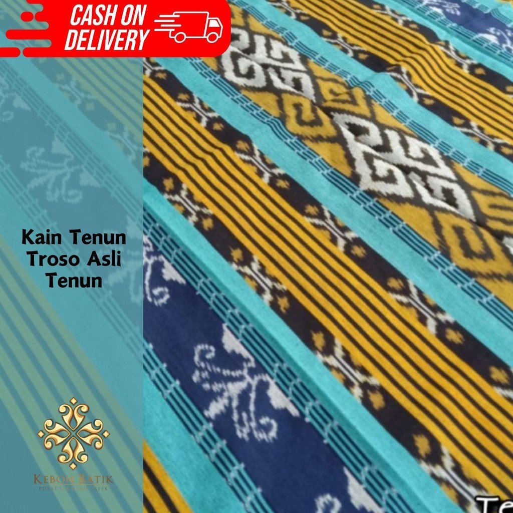 Jual Kain Tenun Troso proses tenun untuk Bahan Baju 2405010002 | Shopee ...