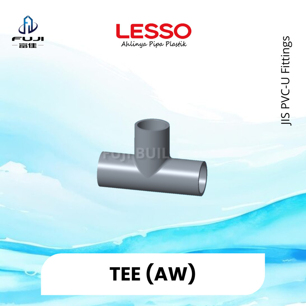 Jual Lesso PVC-U (AW) Tee 1/2" - 1" inch | Shopee Indonesia