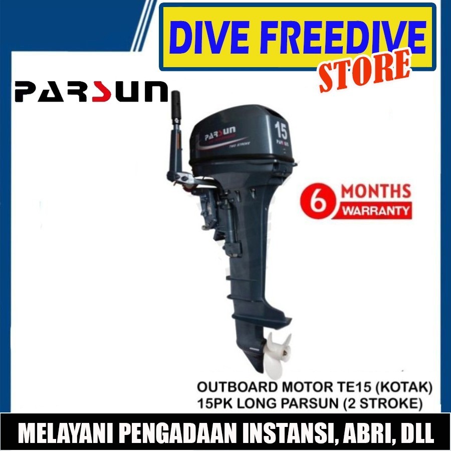 Jual TE15BML Mesin Tempel Parsun Perahu Karet Plastik Plastic Rubber Boat Kapal Outboard Motor ...