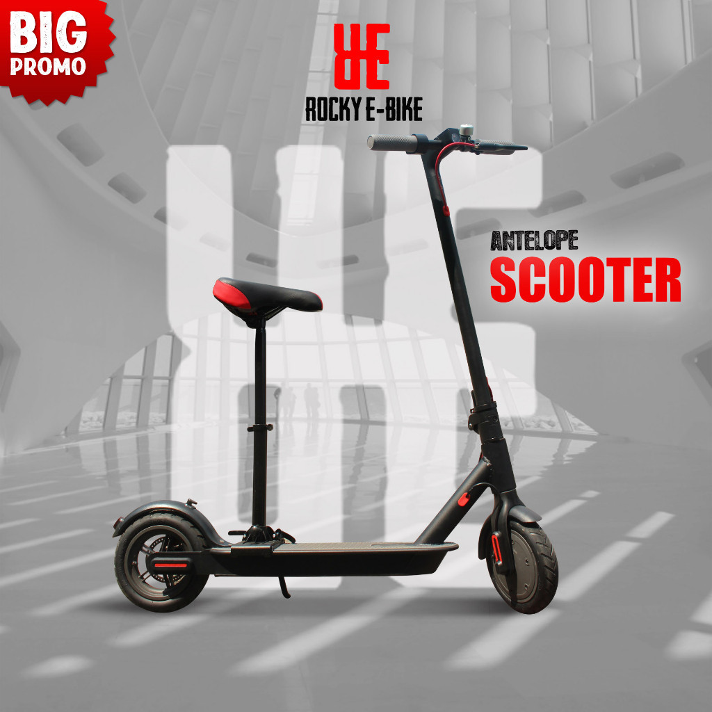 Jual Sepeda Listrik Antelope Type Scooter | Rocky E-Bike | Shopee Indonesia
