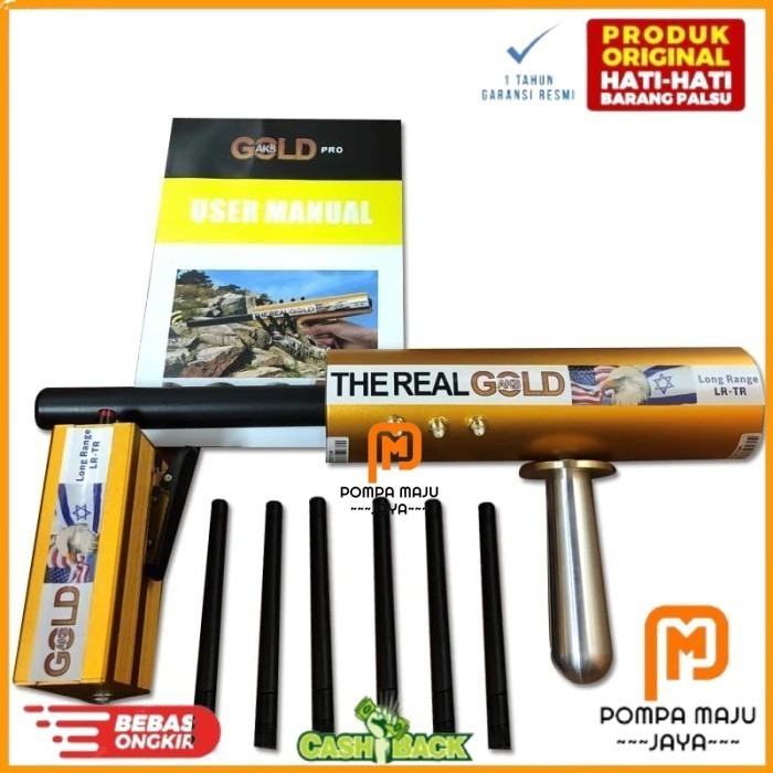 Jual The Real Gold AKS Long Range Gold Detector 6 Antennas | Shopee Indonesia