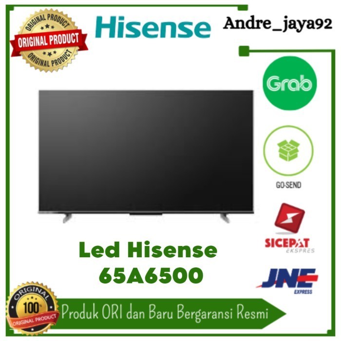 Jual Led Tv Android 4K UHD Wifi Dolby Hisense 65 Inch 65A6500K | Shopee ...