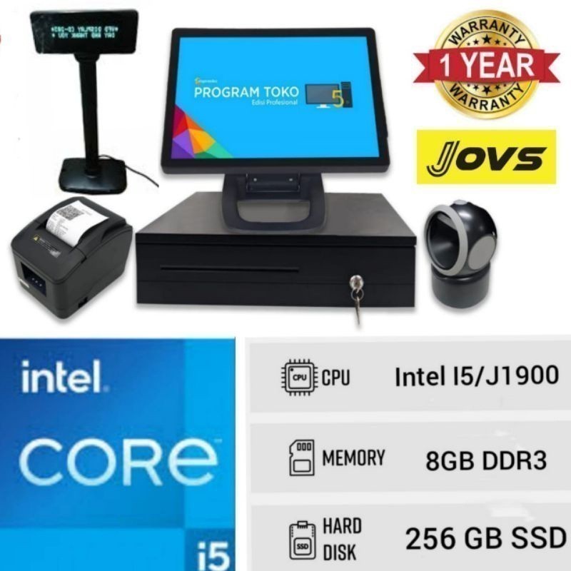 Jual Mesin kasir PC All in one Lengkap Touchscreen Siap Pakai | Shopee Indonesia