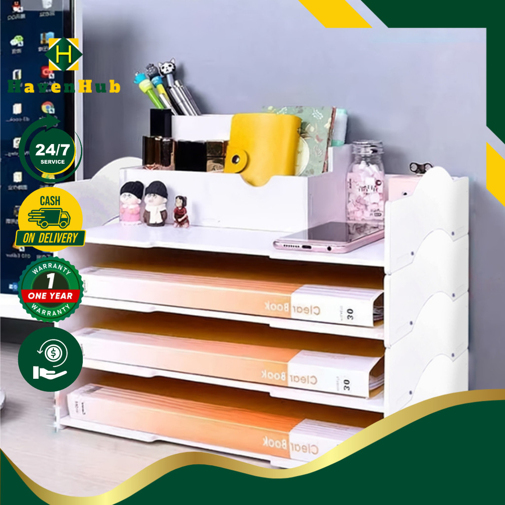Jual HavenHub - Rak Tempat Penyimpanan Folder Dokumen Kerja File Kantor ...