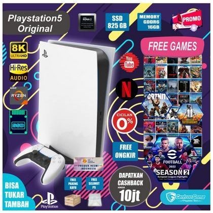 Jual SONY PS5 Fat Disk/Digital Resmi Indo/Inter Bonus Request Game HITZ ...