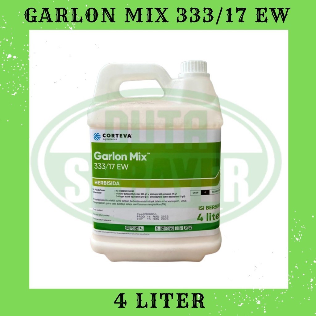 Jual (MIX) Garlon Mix 333 / 17 EW Herbisida Sistemik Corteva 4 Liter ...