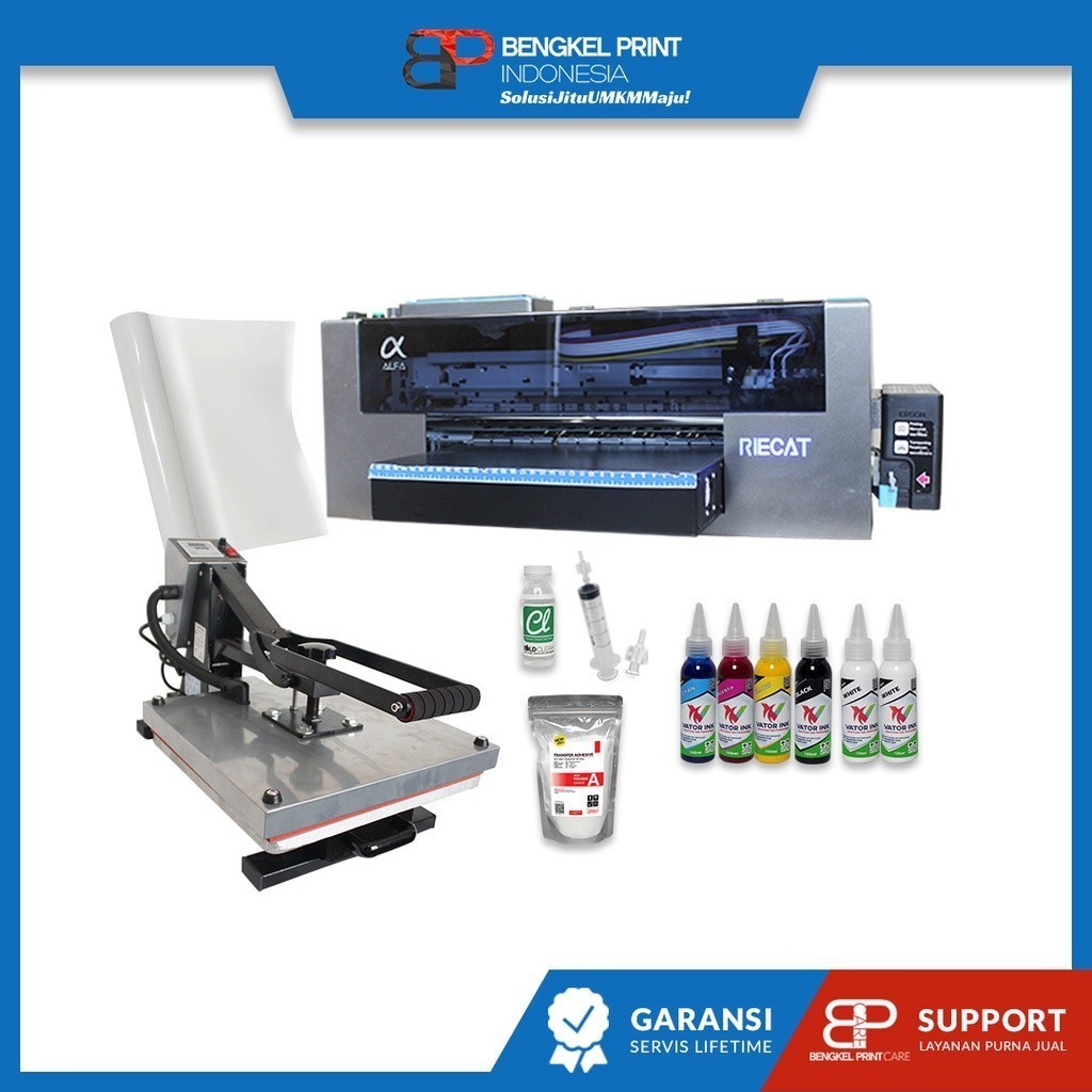 Jual promo spesial tokoh promo puncak Paket Mesin DTF Riecat Alfa ...