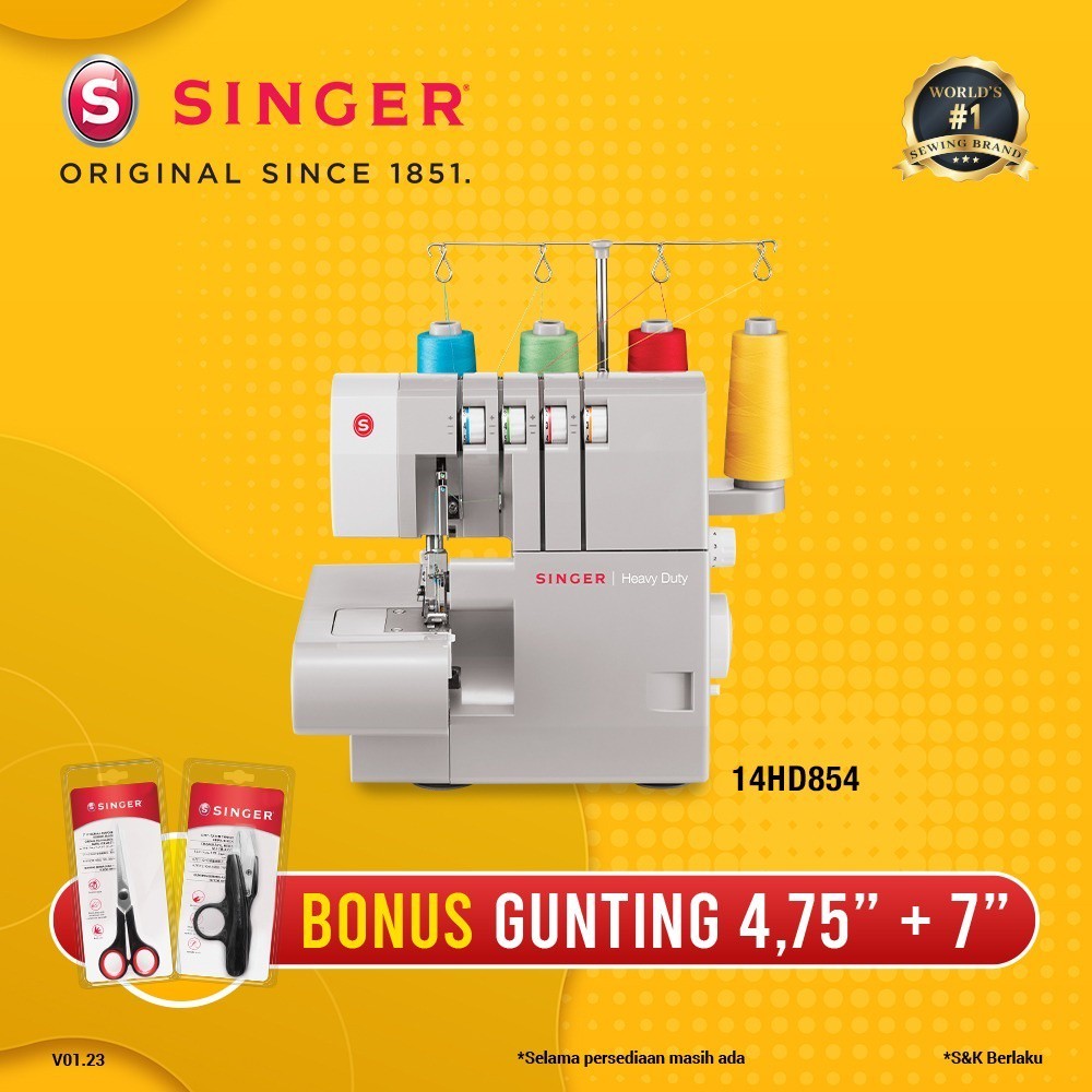 Jual Mesin Jahit obras Singer 14HD854 Neci Portable | Shopee Indonesia