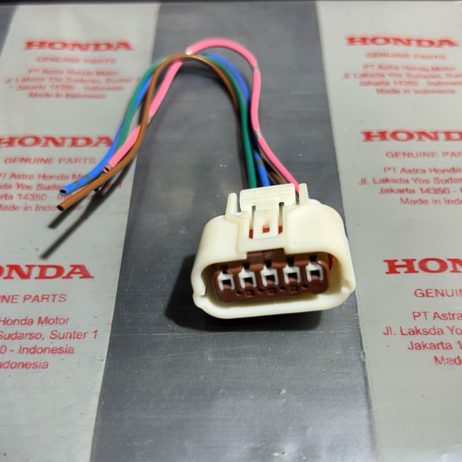 Jual kabel soket socket fuelpump fuel pump full pump pompa bensin honda ...