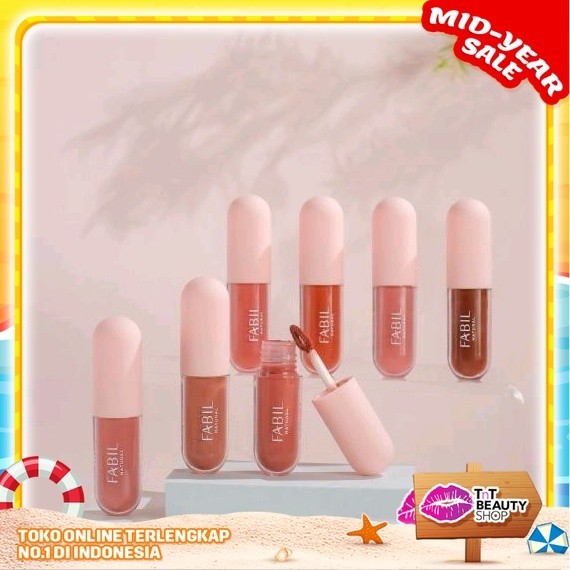 Jual Fabil Lip Matte with Moringa & Vit E - Soft Matte Finish dan Wudhu ...