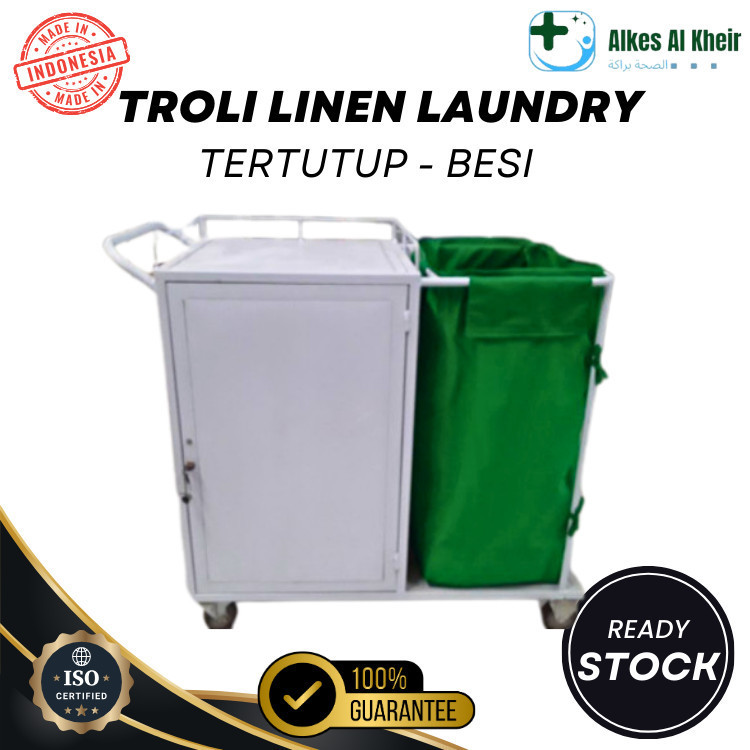 Jual TROLLEY LINEN LAUNDRY BESI || TROLI LAUNDRY STAINLESS || TROLI ...