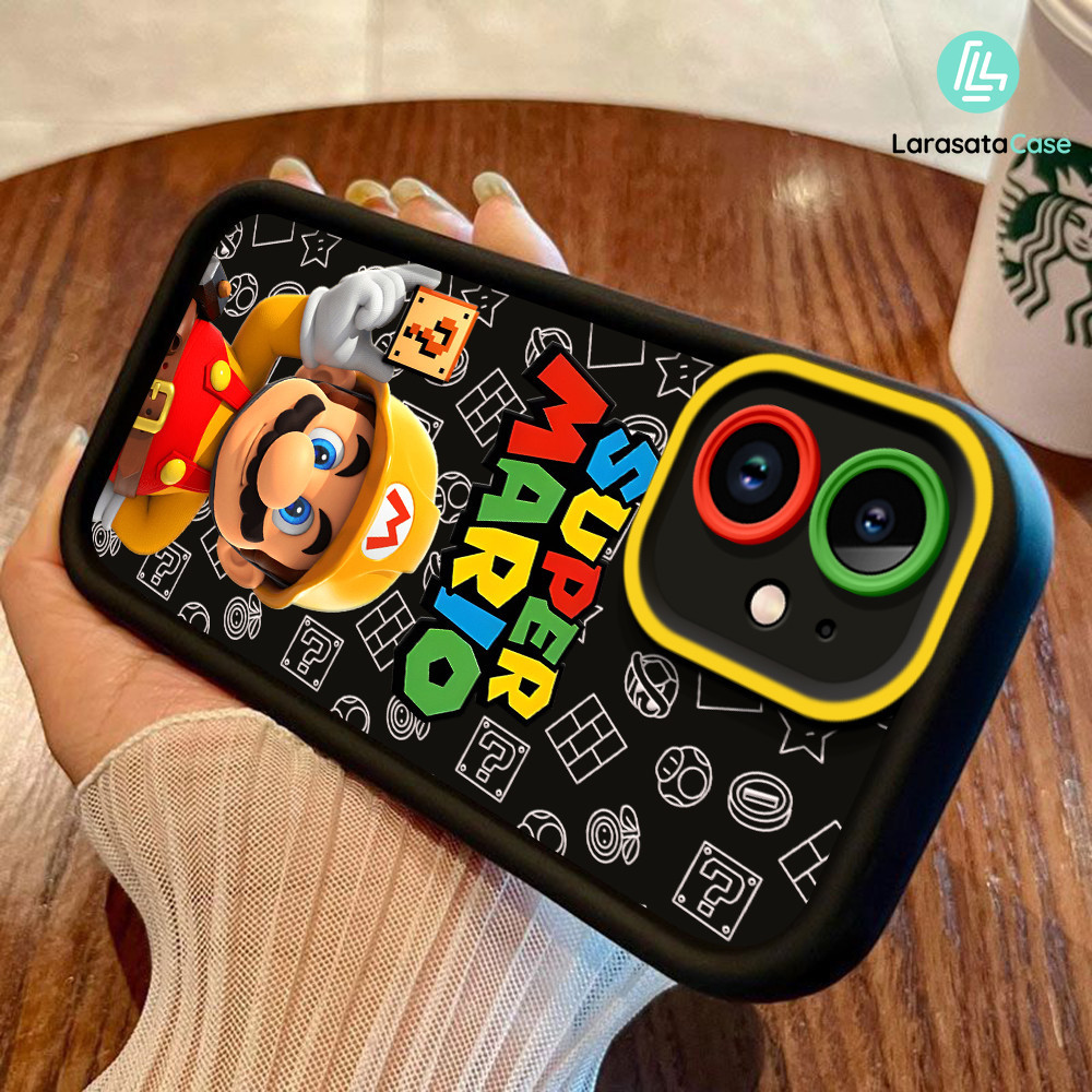 Jual Casing super mario anti jatuh softcase hp SAMSUNG A54 A14 A15 A24 A12 A13 A23 A02S M02S ...