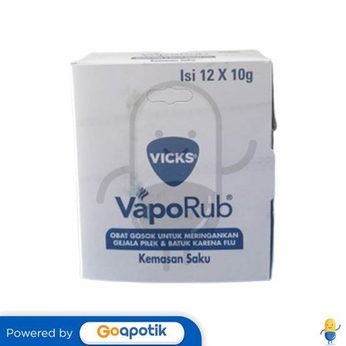 Jual Vicks Vaporub 10 Gram Box 12 Pot | Shopee Indonesia