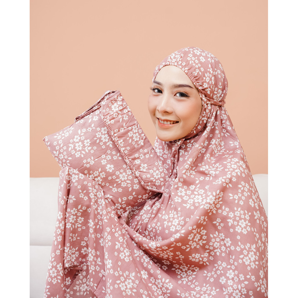 Jual Mukena Rayon Bali Standar Hafsah Dewasa Mewah Cantik Lembut Adem ...