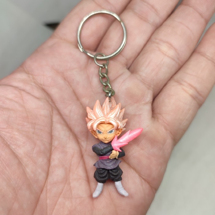 Jual Mini Figure Keychain Goku Black Super Saiyan Rose Dragon Ball ...