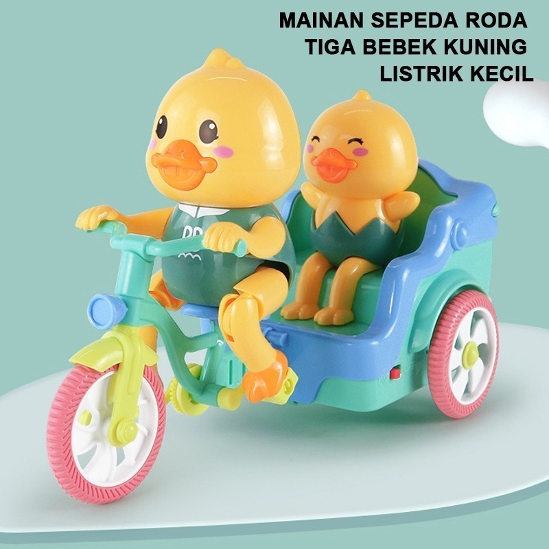 Jual Mainan Sepeda Roda Tiga Listrik/Mainan Sepeda Roda Tiga Bebek ...
